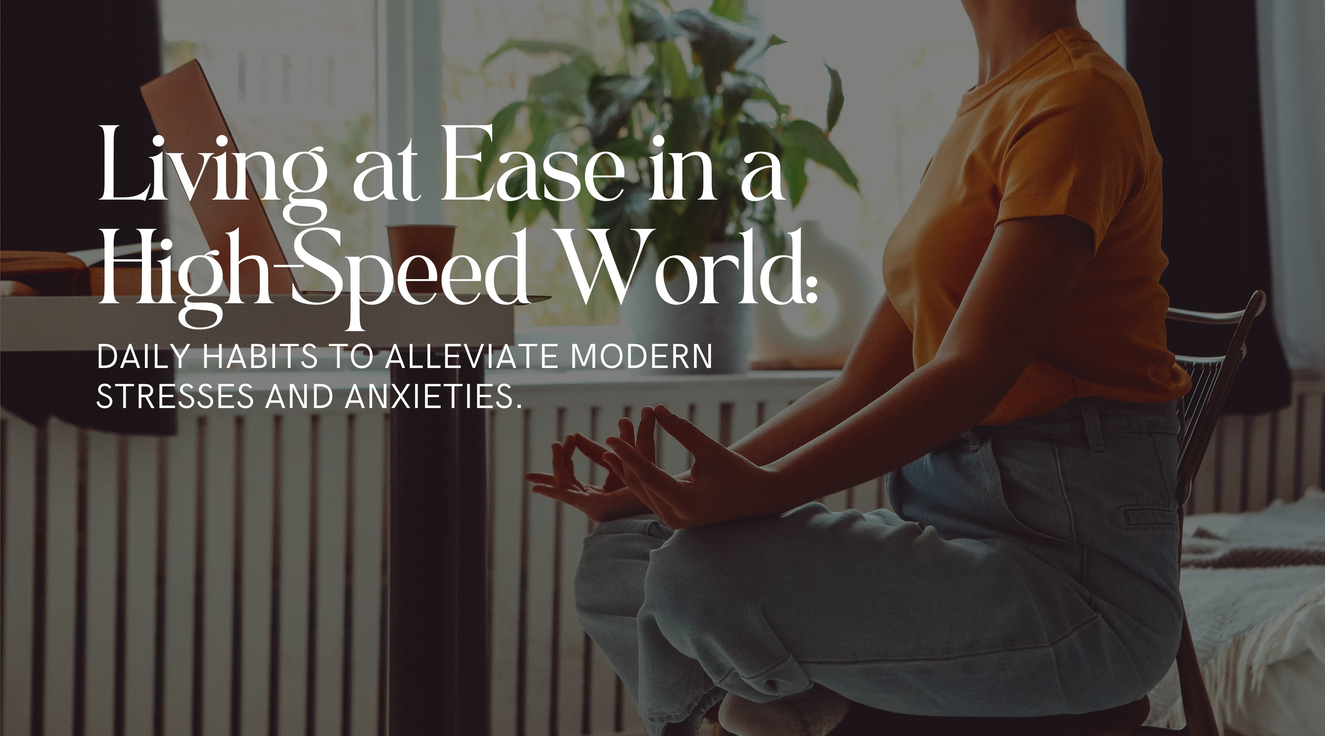Living at Ease in a High-Speed World: Daily Habits to Alleviate Modern ...